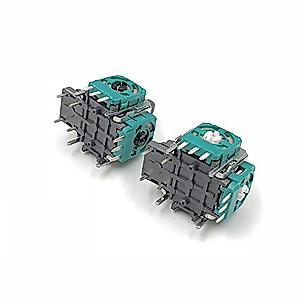 3D Analog Joystick + Thumb Stick Grip Cap Rocker Cover Sensor for Switch NS NX Pro Controller Replacement