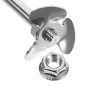 iplusmile 1 Set Three Blade Stirring Rod Stirring Bar Electric Overhead Stirring Rod Anchor Paddle Mixer Shaft Rod Stainless Steel Stirrer for Lab Industrial Mixing