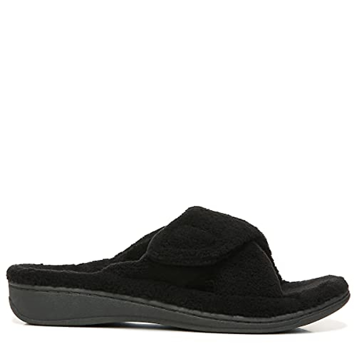 Vionic Women's Relax Slipper, Black, 9 M