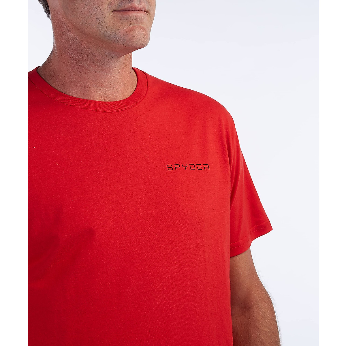 Spyder Men's Gate S/S Basic Tee, Red, XXL