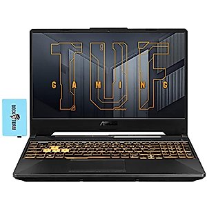 ASUS TUF A15 15.6" 144Hz Full HD Gaming Laptop (AMD Ryzen 9 5900HX 8-Core, 32GB RAM, 1TB PCIe SSD, GeForce RTX 3060, RGB Backlit KYB, WiFi 6, Bluetooth 5.2, Win 11 Home) with Hub