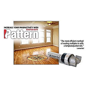 Amana Tool - 45475-S Carbide Tipped Flush Trim Plunge Template 3/8 Dia x 1/4 Sh