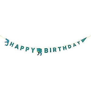 Party Dinosaurs Happy Birthday Garland 3.5M
