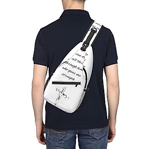 Christ Bible Sling Bag Crossbody Chest Daypack Casual Backpack Jesus Cross Shoulder Bag CasualDaypacks