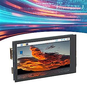 Bewinner Touch Screen Monitor,3.5 Inch Capacitive Touch Screen, 5 Points LCD IPS Dimmable Portable Monitor,170 Degrees Angle Touch Screen with USB Interface for RasPi