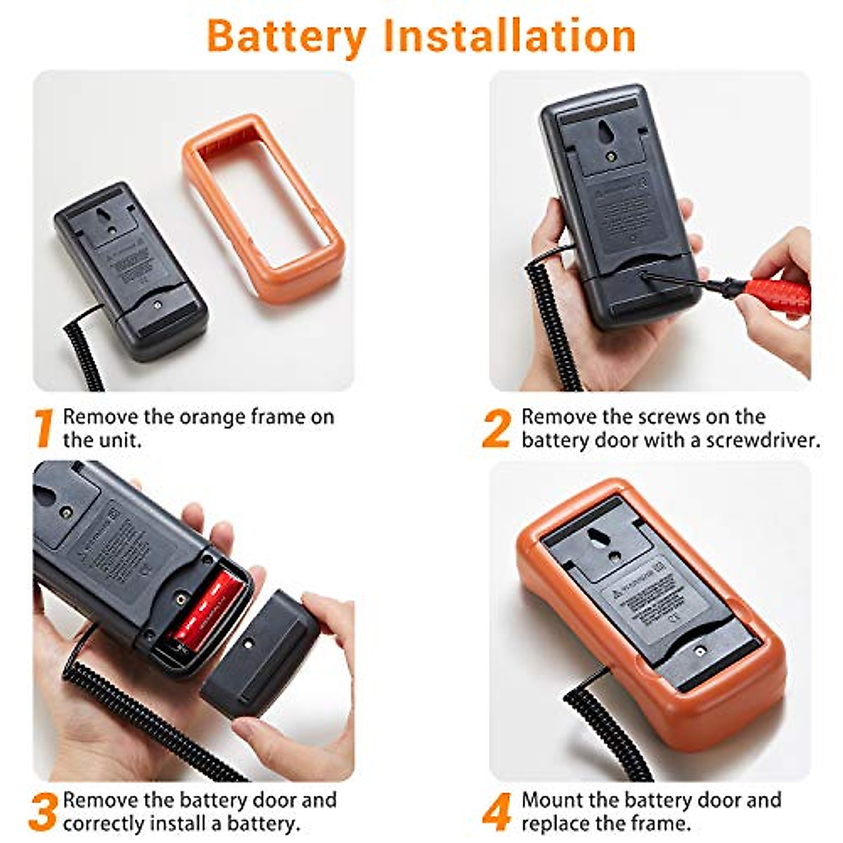 Dr.meter LX1330B Digital Illuminance Light Meter, 0-200,000 Measurement Range Lux Meter