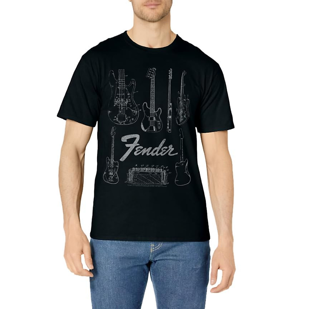 Fender Guitars & Amp Logo T-Shirt