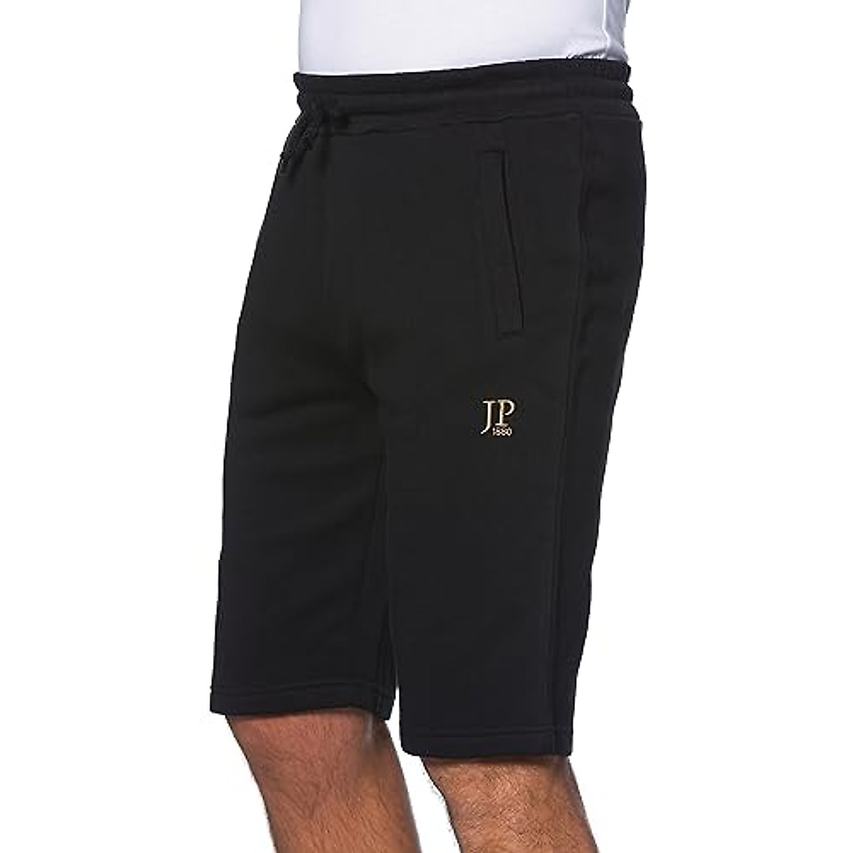 JP 1880 Menswear Big & Tall Plus Size L-8XL JP Logo Comfy Sweat Shorts Black XX-Large 702636 10