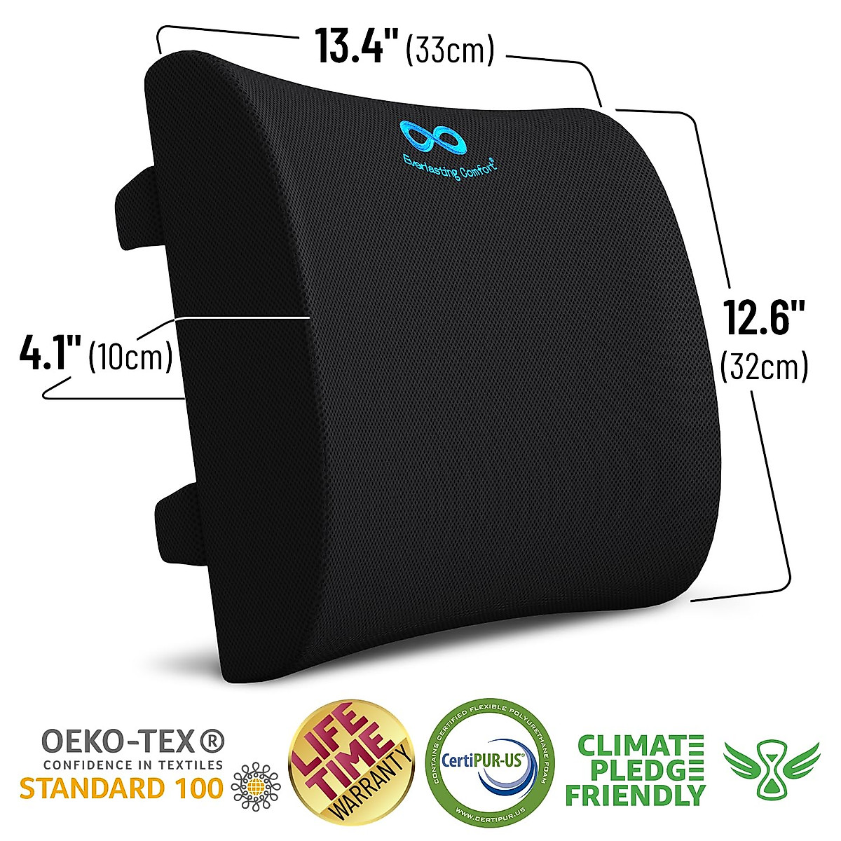 Everlasting Comfort Seat Cushion for Office Chair and Lumbar Support for Office Chair