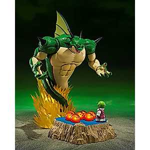 TAMASHII NATIONS - Dragon Ball Z - Porunga & Dende Luminous Dragon Ball Set (Come Forth, Genuine Shenron!!), Bandai Spirits S.H.Figuarts Action Figure