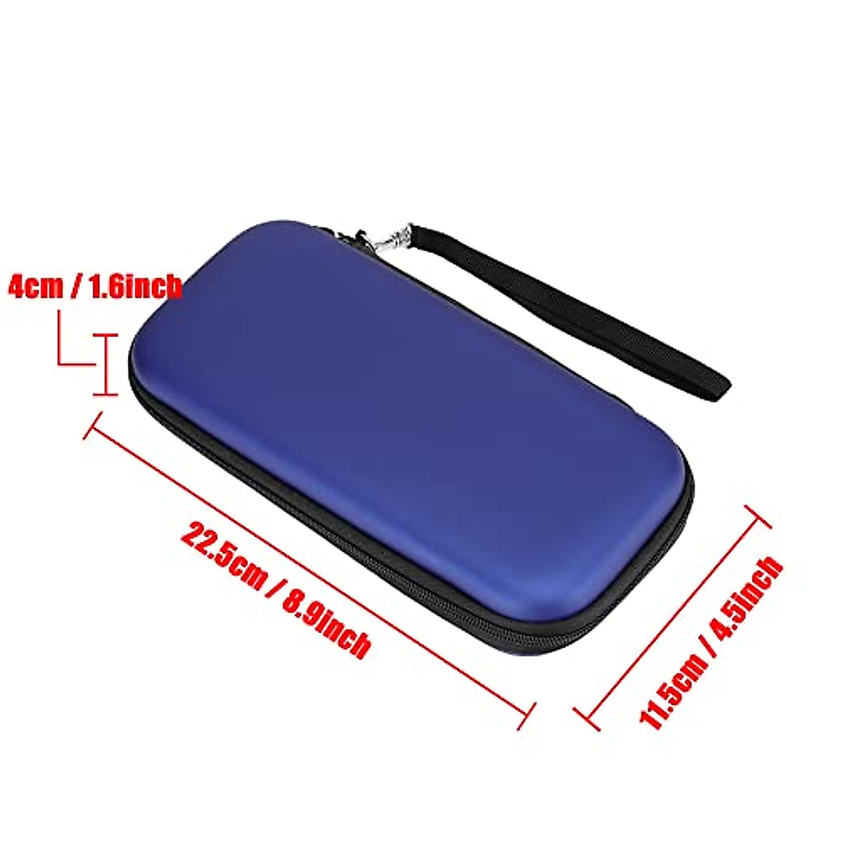 Demeras Lite Game Storage Bag, Game Consloe Carrier Scratch Resistant Anti-Collision,Anti-Fall for Women for Outdoor for Men for Travel(Blue)