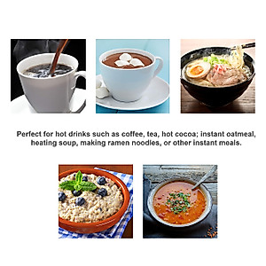 Handy Gourmet Microwave Tea Kettle Hot Water Boiler Pot - BPA Free, 28 oz.