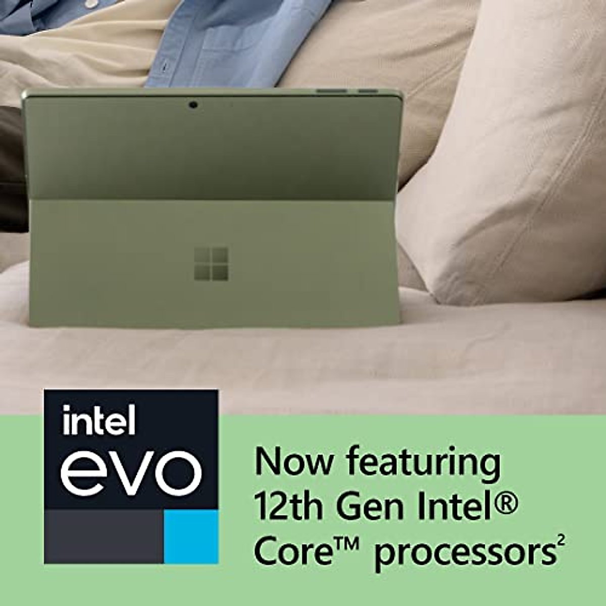 Microsoft Surface Pro 9 (2022), 13" 2-in-1 Tablet & Laptop, Thin & Lightweight, Intel 12th Gen i5 Fast Processor for Multi-Tasking, 8GB RAM, 256GB Storage with Windows 11, Forest