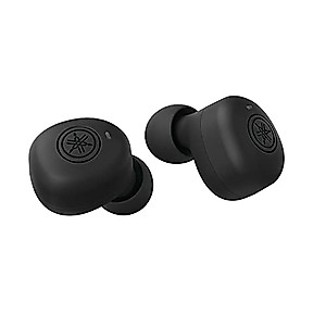 YAMAHA TW-E3B Premium Sound True Wireless Earbuds Headphones, Bluetooth 5 aptX, Charging Case, Water-Resistant, Sweat-Resistant for Sport, Ultra Compact, Lightweight, Easy Controls (Black)