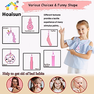 Chew Necklaces for Sensory Kids Girls, Chewy Necklace Sensory Kids with ADHD,SPD, Chewing, Teething or Special Needs, Autism Chew Toys Sensory for Kids Adult Reduce Anxiety Fidgeting