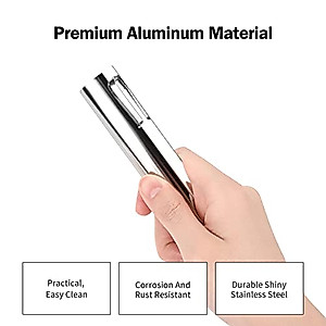 Table Crumb Sweeper, Crumb Sweeper for Tablecloth, Crumb Scraper Cumb Catcher on Table, Server Tools Stainless Steel Crumbers for Servers, Waiters and Waitresses