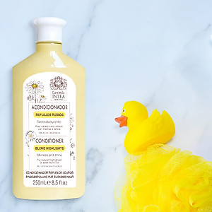 Camomila Intea Kids 3-In-1 Hair Lightener Kit - Blonder Lightening Set with Chamomile Extract - Lotion, Shampoo and Conditioner