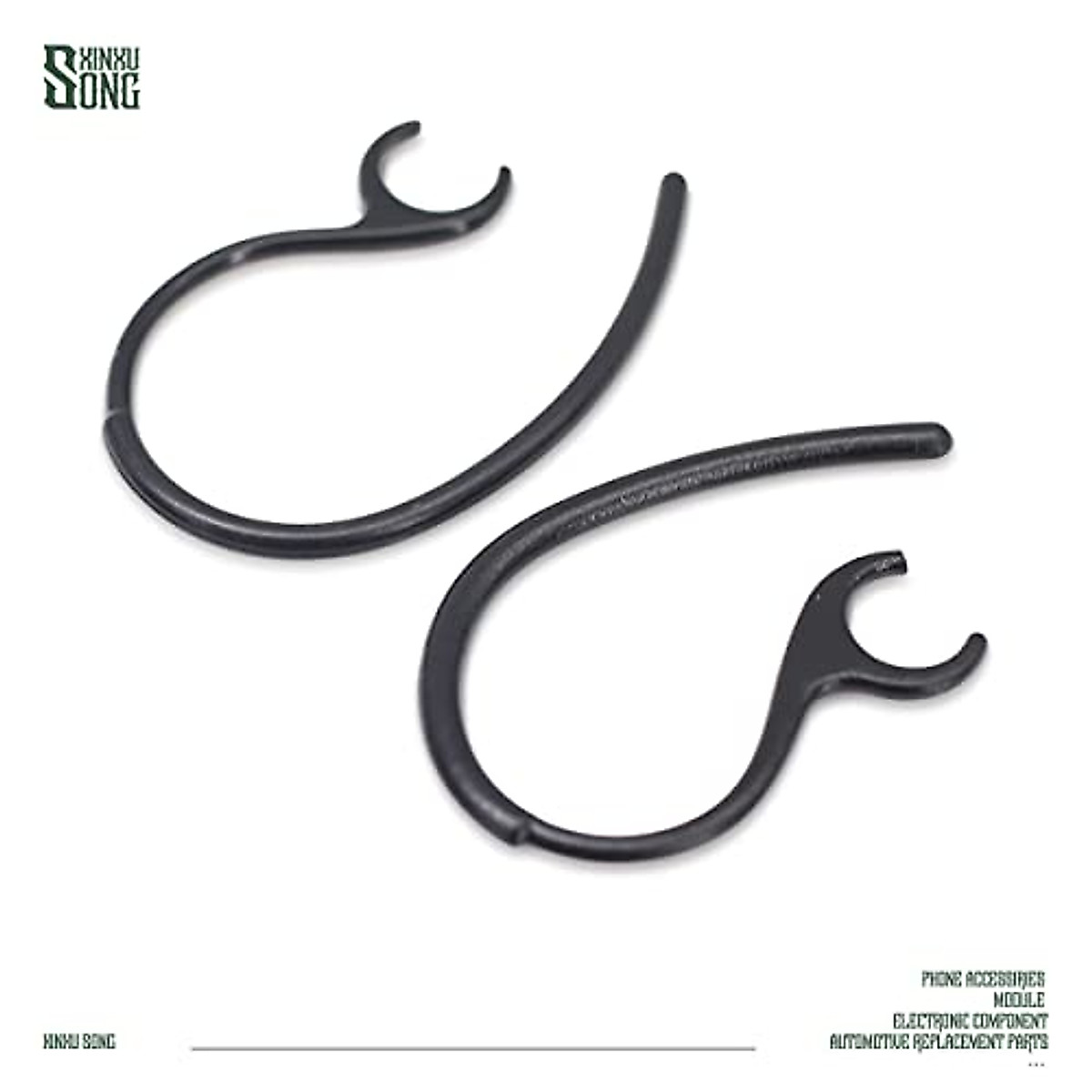 XINXUSONG New 3pcs Gel Ear Bud Earbuds tip + 2pcs Ear Hook Loop earhooks Replacement for Jabra EASYCALL EASYGO Clear USA Cell Phones Parts