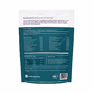 Dr. Bill’s Canine Optimum Skin & Coat (680g) – Fish Oil Omega-3 Fatty Acids Dog Supplement with Biotin, Type I & III Marine Collagen, Hyaluronic Acid & Folic Acid