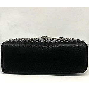 Downupdown Punk Skull Black Rivet Shoulder Bag Women Purse Casual Handbag