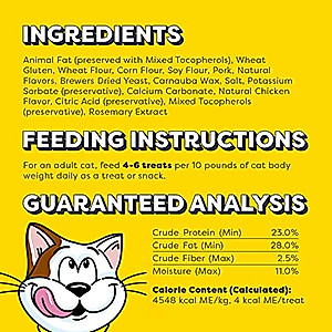 Temptations Tender Fills Roasted Chicken Flavor Crunchy and Soft Adult Cat Treats, 11.6 oz. Pouch