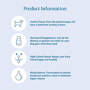 Pet-Ag Dyne High Calorie Liquid Nutritional Supplement for Dogs & Puppies 8 Weeks and Older - 16 oz - Supports Performance and Endurance - Sweet Vanilla Flavor