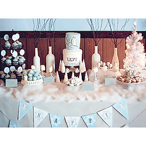 POP parties Snowy Owl Birthday Party Invitations - Blue - 10 Invitations 10 Envelopes