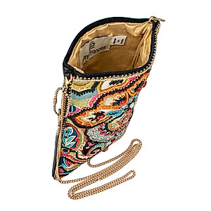 Mary Frances Party on The Patio Mini Crossbody Handbag, Multi