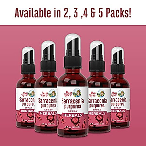 MaryRuth Organics Sarracenia Purpurea Liquid | Sarracenia Purpurea Topical Herbal Liquid | Purple Pitcher Plant | Vegan | Non-GMO | Gluten Free | 2 Fl Oz | 2 Pack