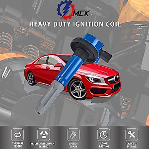 MCK 8x Heavy Duty Ignition Coil Pack Compatible With Ford F-150 F150 2011-2016 Mustang V8 5.0 UF622 BR3Z-12029A UF-622 DG542 C1802 E1122 GN10420 5C1859 IC725 BR3Z12029A