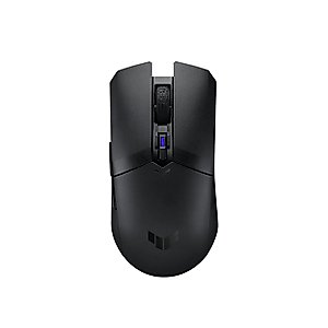 ASUS TUF M4 Gaming Wireless Gaming Mouse | Dual Wireless Modes - Bluetooth/RF 2.4 GHz, 12K DPI Optical Sensor, 6 Programmable Buttons