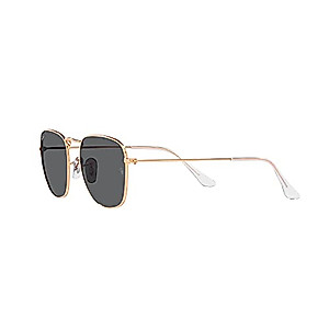 Ray-Ban RB3857 Frank Square Sunglasses, Rose Gold/Dark Grey, 54 mm