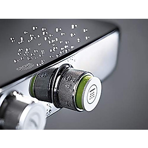 GROHE 26511000 Euphoria SmartControl Mono Shower System with Thermostat for Wall Mount, Starlight Chrome
