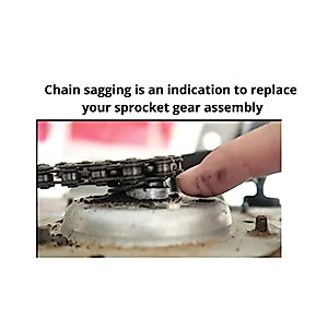 Chain Drive Gear and Sprocket Kit Replaces 41A5021 041C4220A 41A2827, 41a4315-7d,41C4220C, 41C4220, 41C4220A fits Craftsman Chamberlain liftmaster Sears Garage Opener Parts