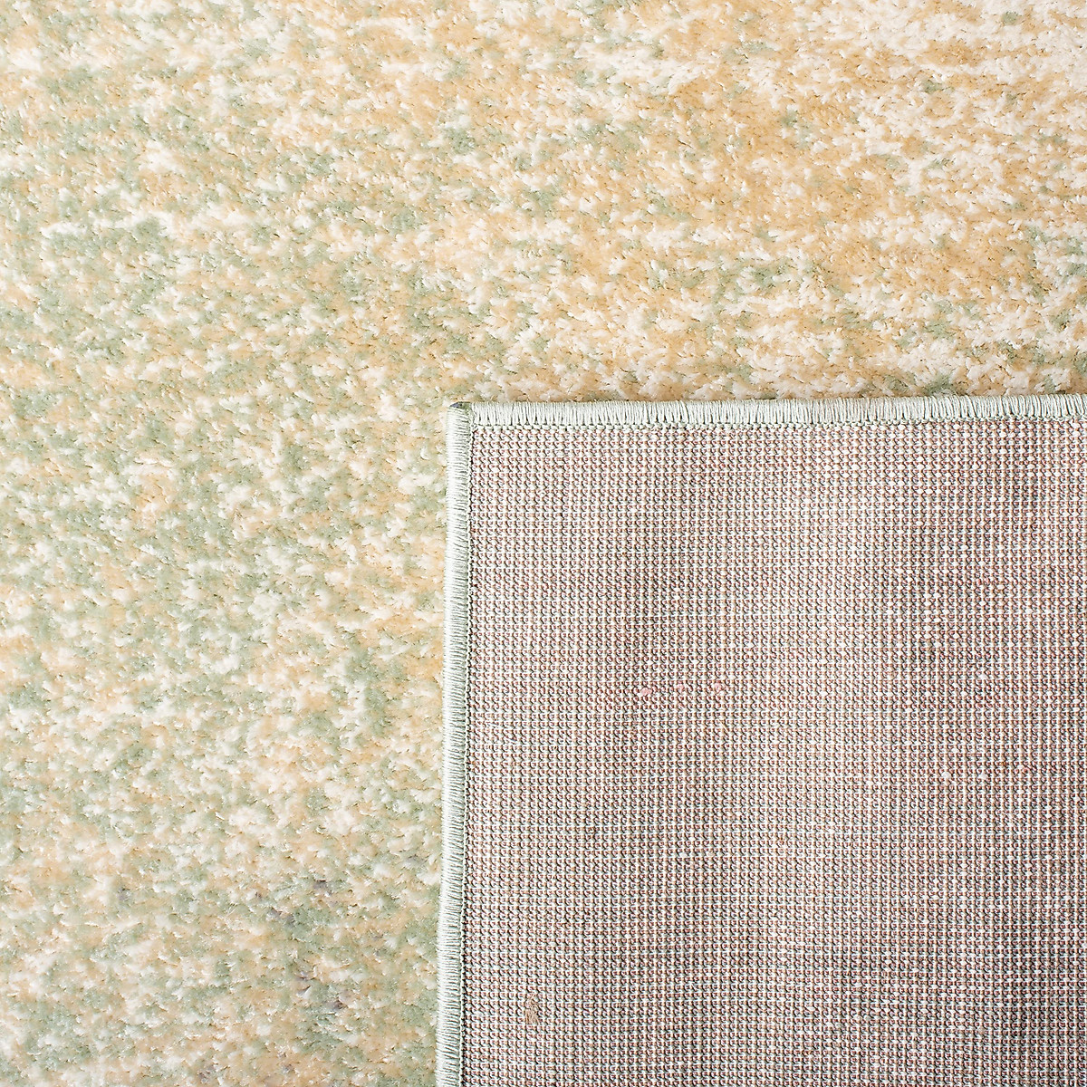 SAFAVIEH Adirondack Collection Area Rug - 9' x 12', Ivory & Sage, Modern Abstract Design, Non-Shedding & Easy Care, Ideal for High Traffic Areas in Living Room, Bedroom (ADR112W)