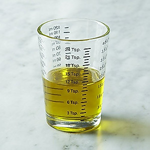 Fox Run Brands 4-Ounce Mini Measuring Glass, Regular, Clear