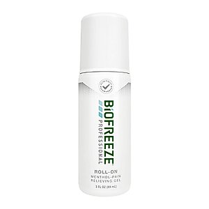 Biofreeze Professional Roll-On Gel 3 FL OZ, Green Topical For Muscles And Joints From Arthritis, Backache, Strains, Bruises, & Sprains (Package May Vary)