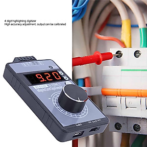 Current Voltage Generator, Function Generator, Voltage Generator, DC 0?10V 0/0?22mA Supply Interface Analog Simulator, Adjustable 4-Digit Display, for PLC Panel Debugging, Device