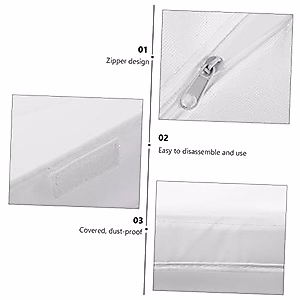 Alipis 2pcs Underwear Storage Box Plastic Storage Organizer Plastic Container Collapsible Container Cloth Covered Socks Container Socks Box Closet Underwear Organizer Underwear Drawer Bra