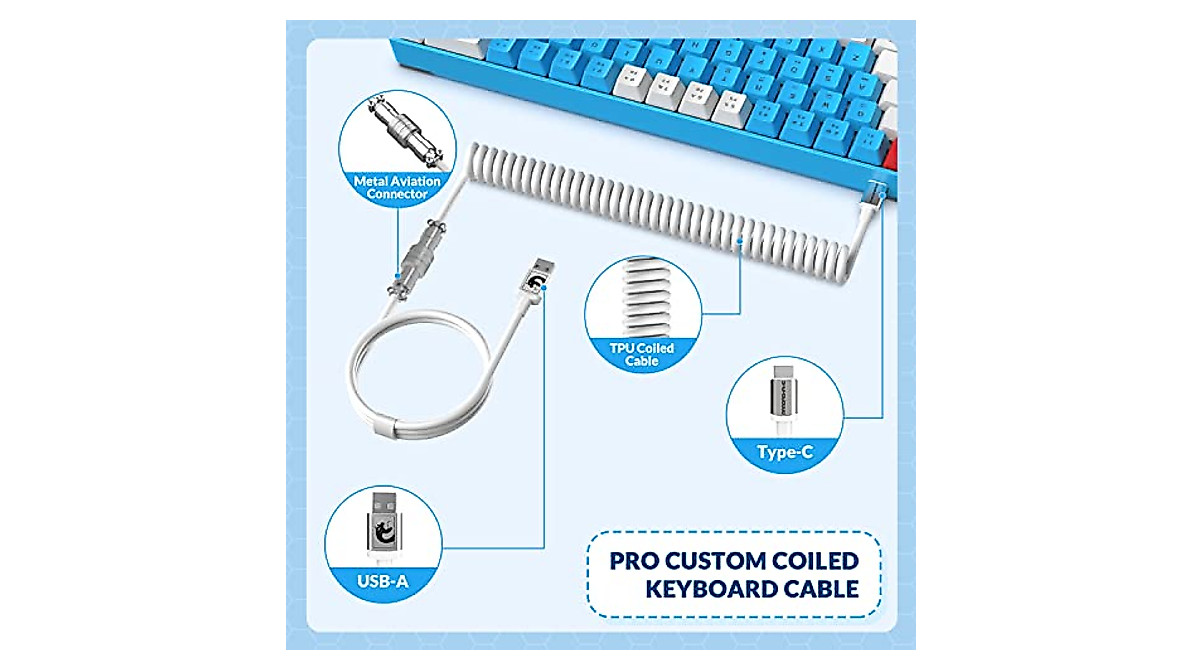 ZIYOU LANG RK-T8 Wired 65% Mechanical Gaming Keyboard with RGB LED ...