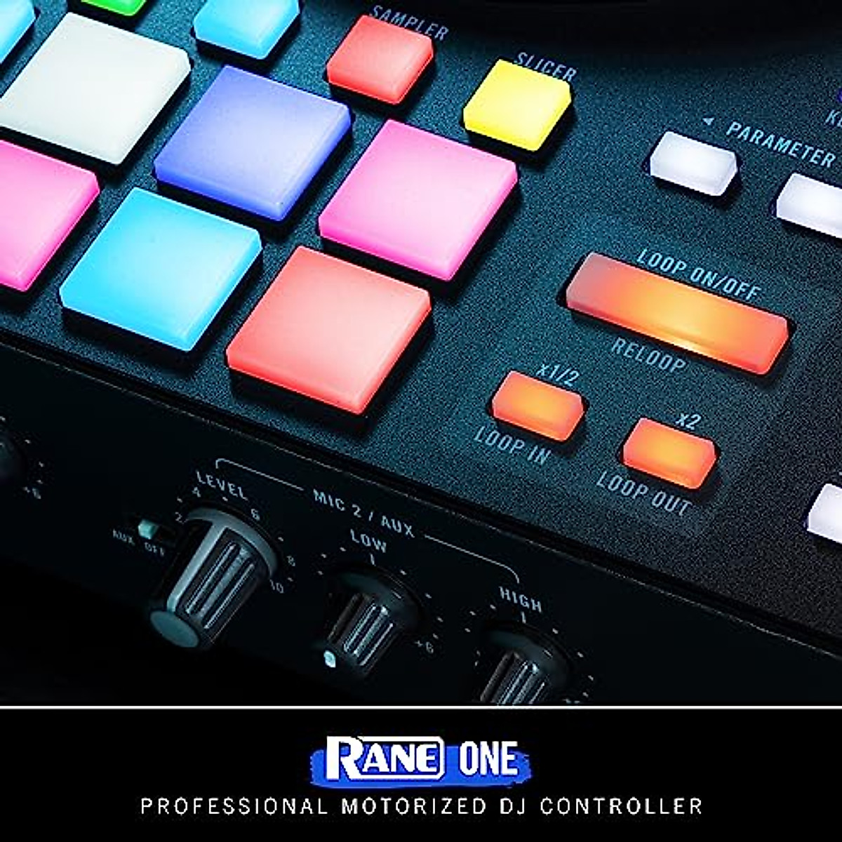 RANE ONE - Complete DJ Set and DJ Controller for Serato DJ with Integrated DJ Mixer, Motorized Platters and Serato DJ Pro Included