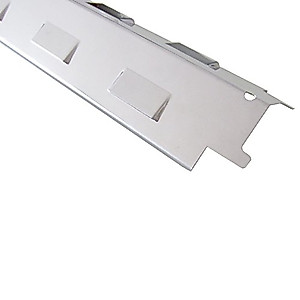 YIHAM KS734 Gas Grill Stainless Steel Heat Plate Shield Tent, Burner Cover Flame Tamer, BBQ Replacement Parts for Charbroil 463650414, Master Forge GD4215S, Brinkmann, Kenmore, 14 5/8 inch, Set of 3