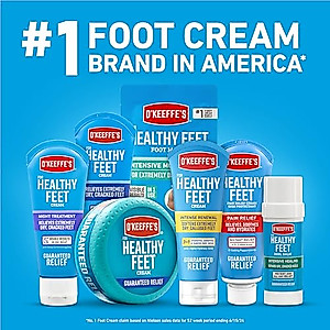 O'Keeffe's Healthy Feet Intense Renewal Cream with Alpha Hydroxy Acid; Softens and Exfoliates Extremely Dry; Callused Feet; 3oz Tube (Pack of 1)
