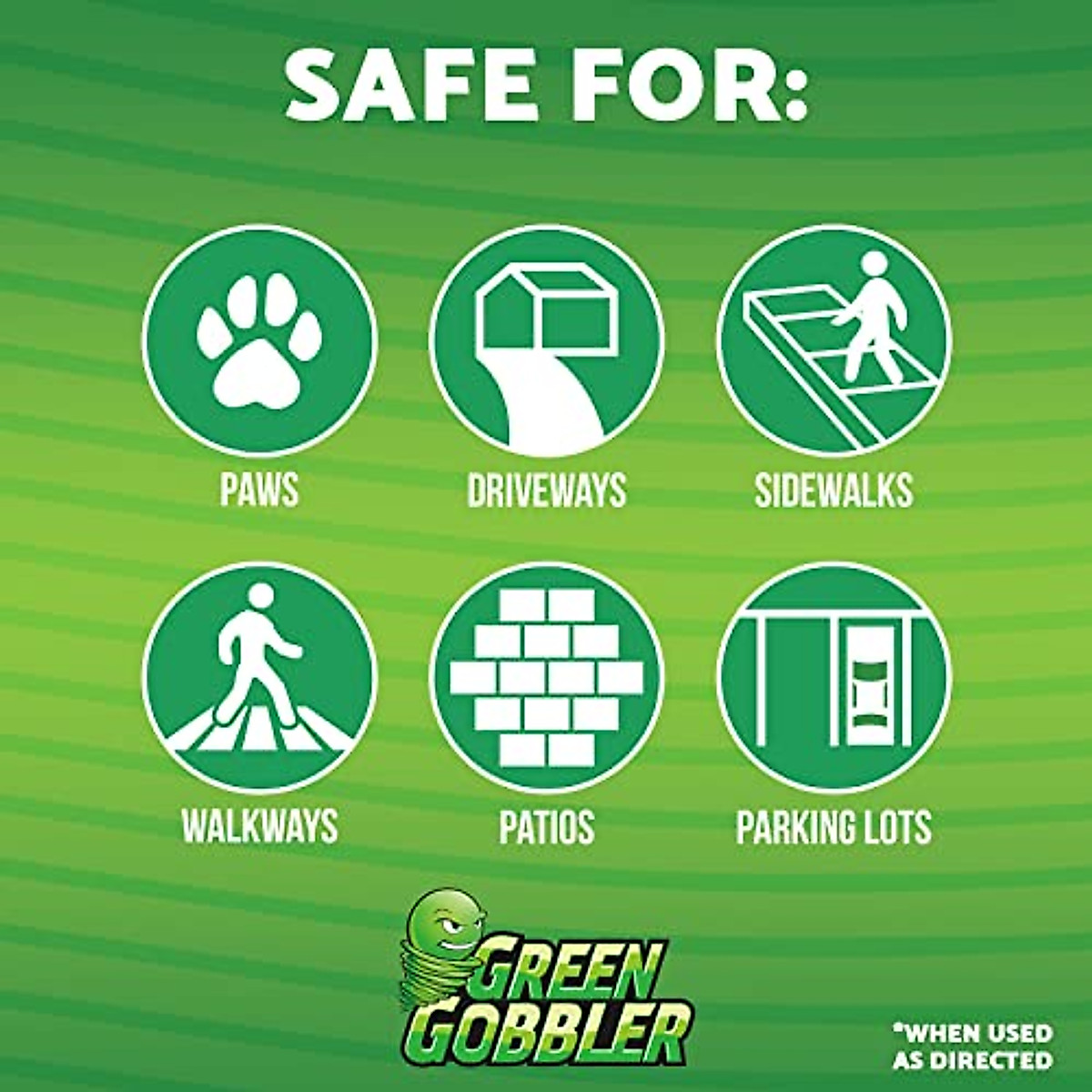 Green Gobbler Pet Safe Ice Melt Effective to -15° Fahrenheit | 35lb Pail | Fast Acting Treatment | Magnesium Chloride Ice Melt Pellets | No Concrete Damage