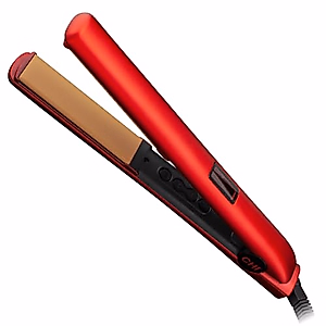 CHI New CHI Original Digital Ceramic Hairstyling Iron 1" Ruby Red, 1 lb.