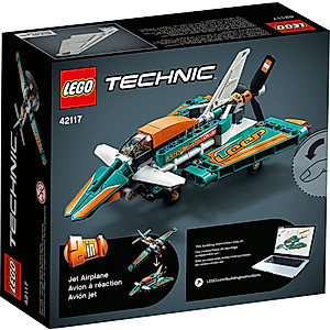 LEGO Technic Race Plane 42117 Toy to Jet Aeroplane 2 in 1 Stunt Model Building Set for Kids, Boys and Girls 7 Plus Years Old, Gift Idea
