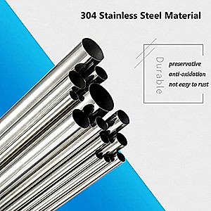 Swimming Pool Handrails, 304 Stainless Steel Safety Handrails Easy-to-Install Ramp Bumper for Garden Backyard Pools Anti-Slip and Anti-Rust(1pcs)