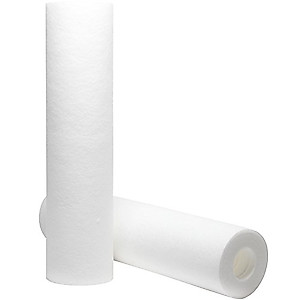 2-Pack Replacement for Watts ZRO-4 Polypropylene Sediment Filter - Universal 10-inch 5-Micron Cartridge Compatible with WATTS PREMIER 500029 ZEROWASTE REVERSE OSMOSIS SYSTEM - Denali Pure Brand