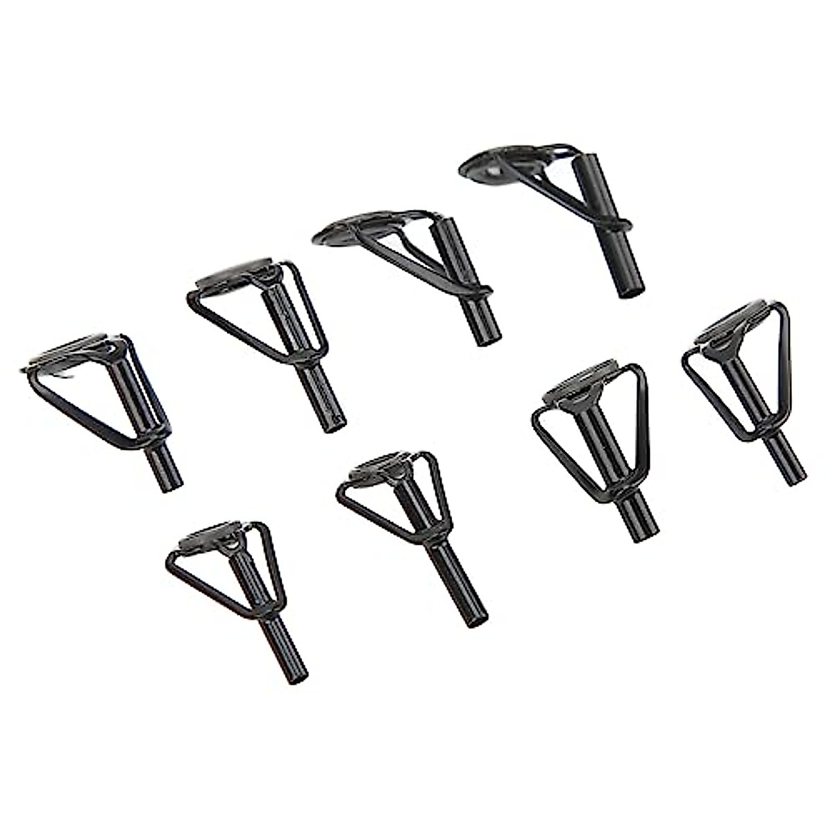 Fishing Rod Guides, 80PCS Fishing Rod Repair Kit Sea Heavy Duty Boat Fishing Rod Guides Top Tips