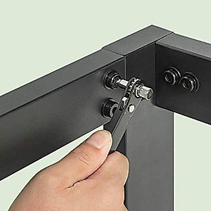 ZINUS Arnav Metal Platform Bed Frame with Headboard / Wood Slat Support / No Box Spring Needed / Easy Assembly, Twin